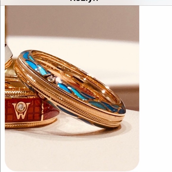 Wallendorff | Jewelry | Wellendorff Spinner 8k Gold Magic Waves Ring ...